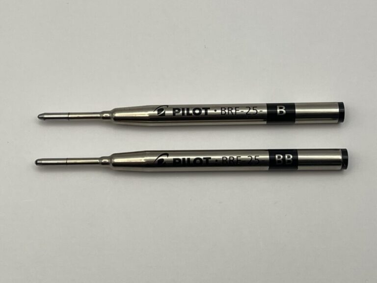 【レビュー】パイロット替え芯の互換性検証【BRFN-10（樹脂製）とBRFN-30（金属製）】 | しのわんブログ