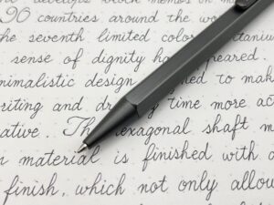 【ボールペンレビュー】RHODIA(ロディア)スクリプトボールペン【チタニウム】 | しのわんブログ